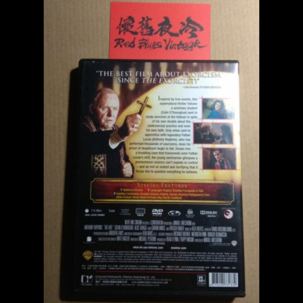 全新 正版 The Rite DVD (港版中文字幕) *請勿議價, 多谷同步!, 興趣及遊戲, 音樂樂器 & 配件, 音樂與媒體 - CD ...