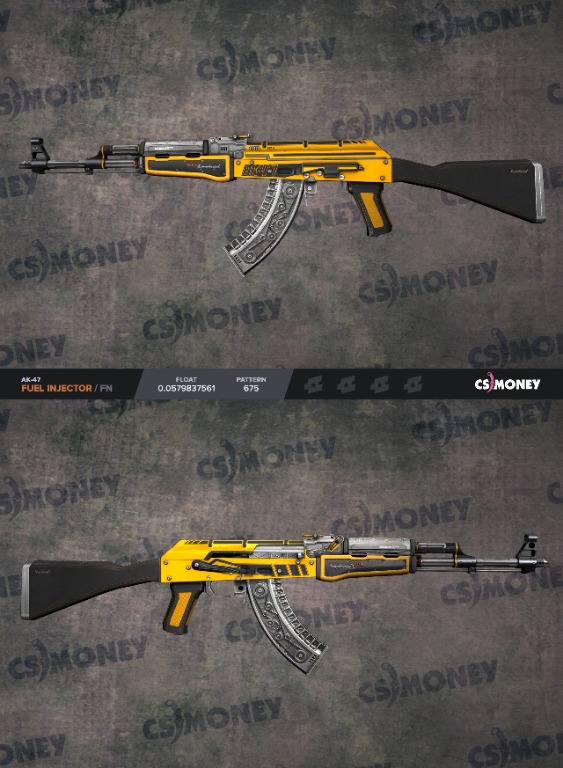 AK-47 FUEL INJECTOR FN FACTORY NEW, Video Gaming, Gaming Accessories ...