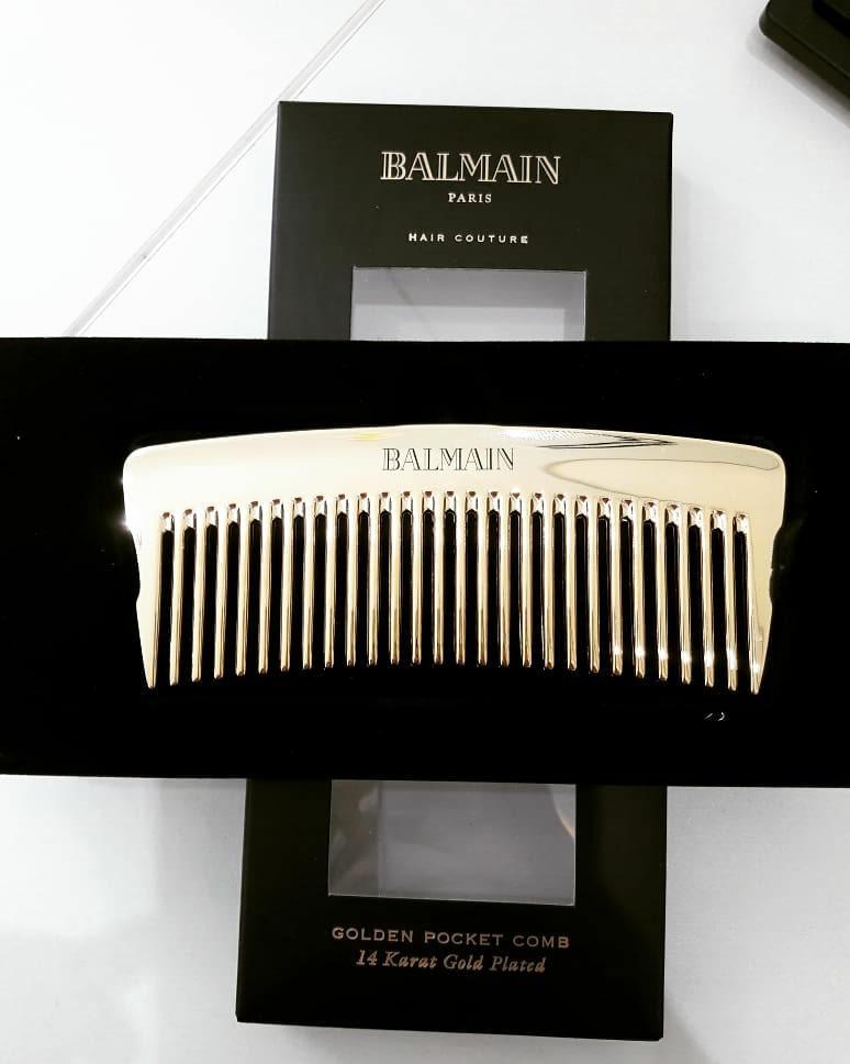 BAlMAIN Golden Pocket Comb 14KARAT gold plated, Luxury, Sneakers ...