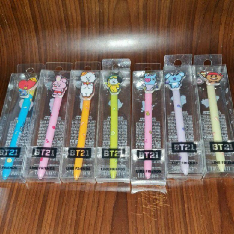 BT21 Official Pens, Hobbies & Toys, Memorabilia & Collectibles, K-Wave ...