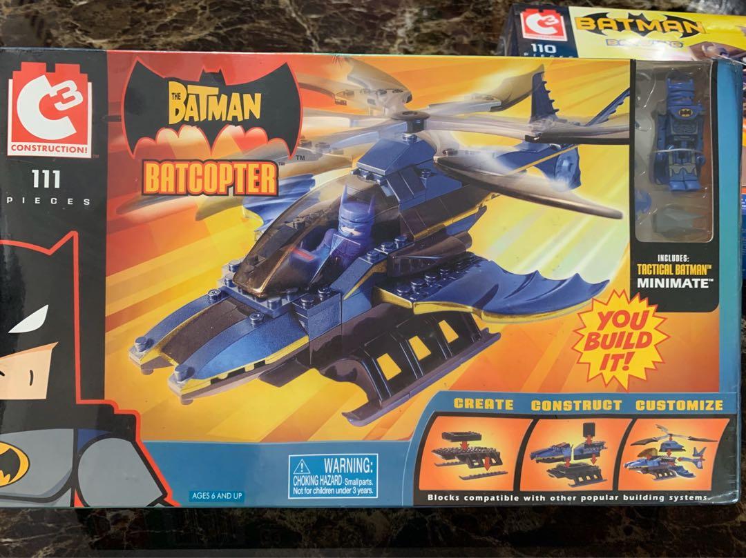 C3 Construction Batman Batwing & Batcopter BNIB, Hobbies & Toys, Toys ...