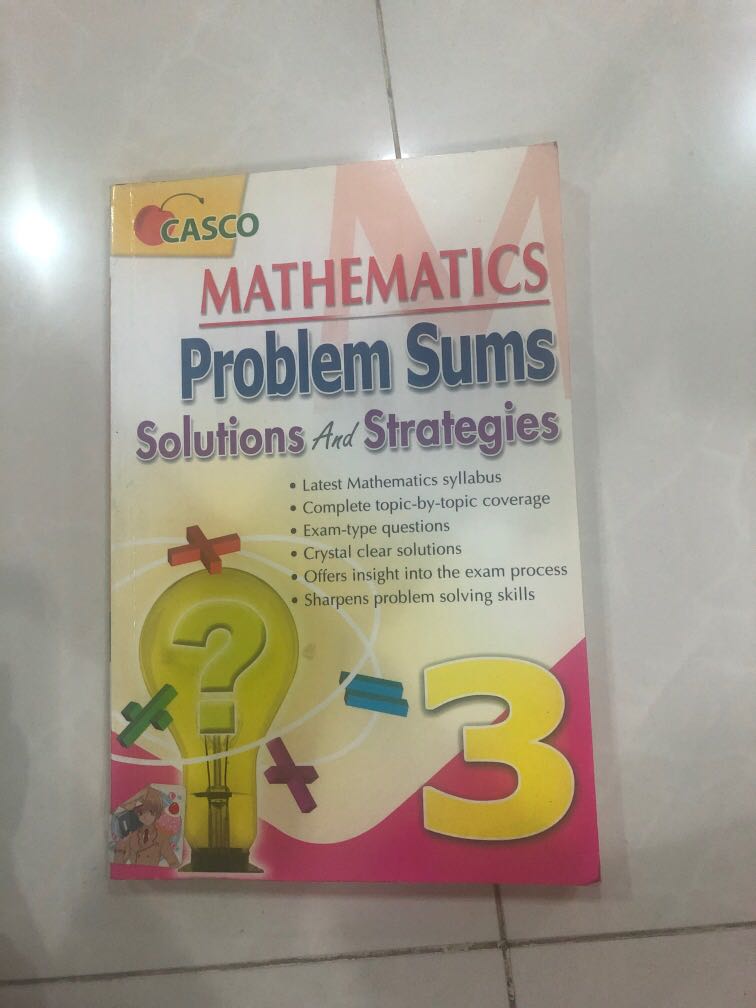 Casco- Mathematic Problem Sums Primary 3, Hobbies & Toys, Books ...
