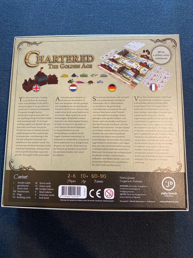 Chartered board game, Hobbies & Toys, Toys & Games on Carousell