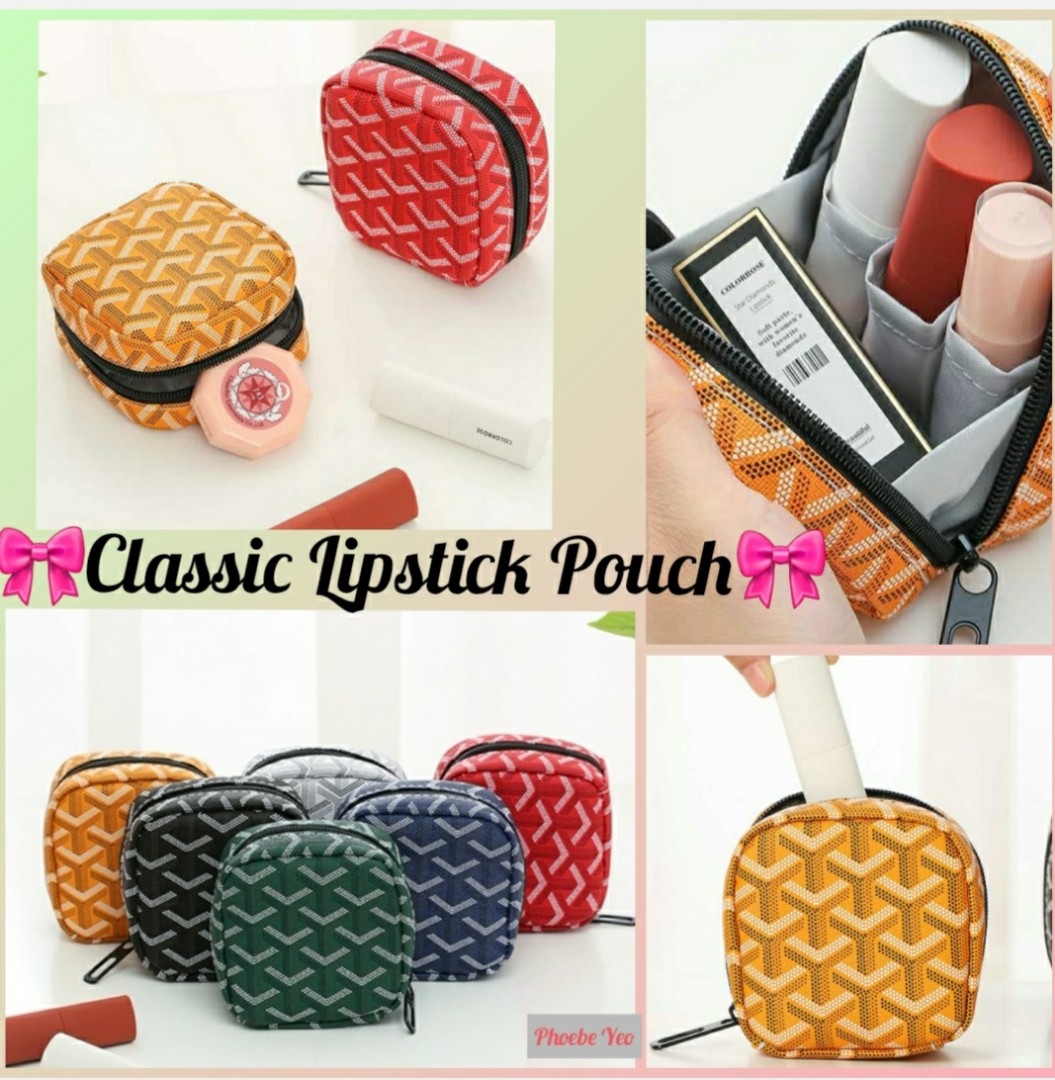Classic Lipstick Pouch, Women's Fashion, Bags & Wallets, Cross-body ...