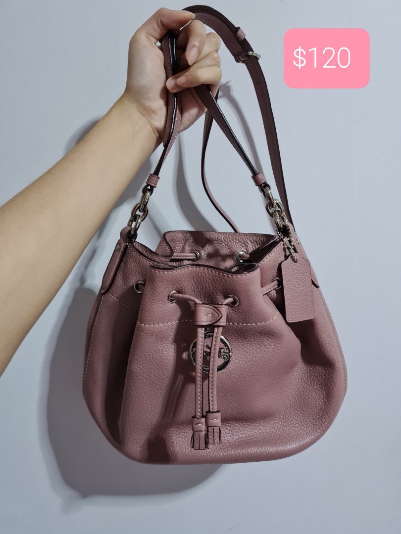 Coach Bucket Sling bag (Pink), Women's Fashion, Bags & Wallets, Cross ...