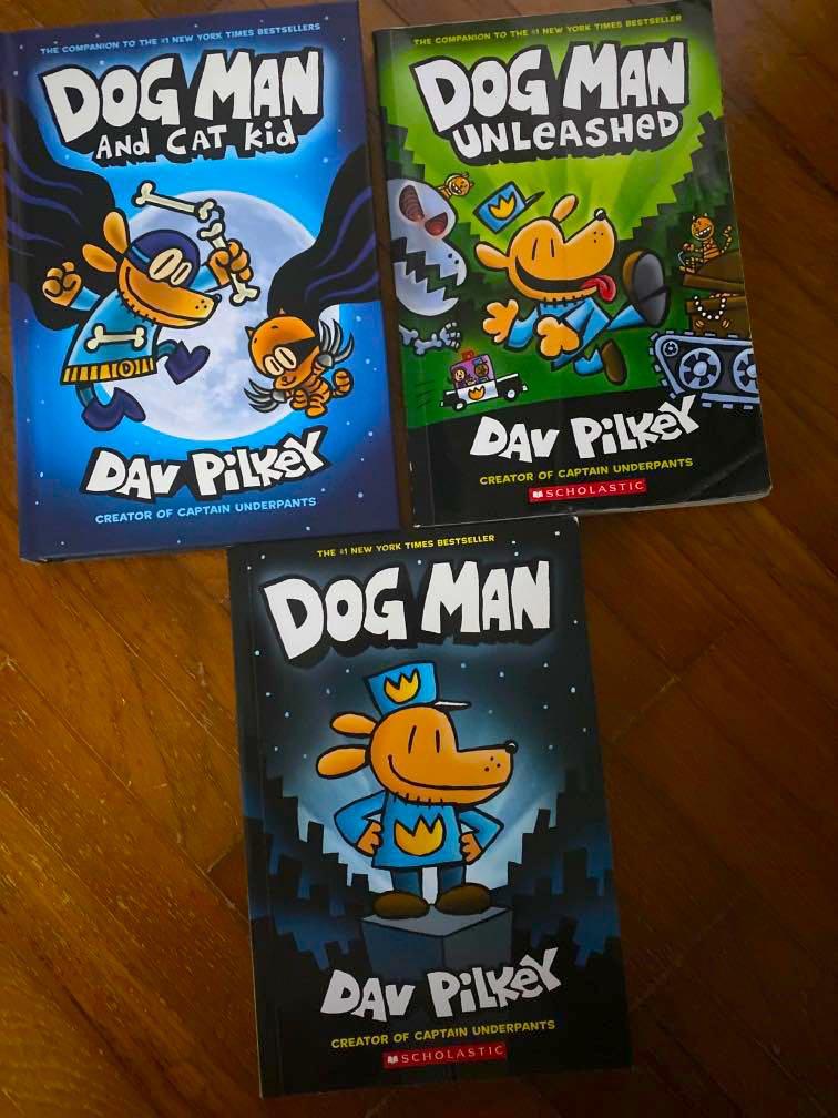 Dog man Series - Dog man / Dog man unleashed / Dog man and Cat Kid (Set ...