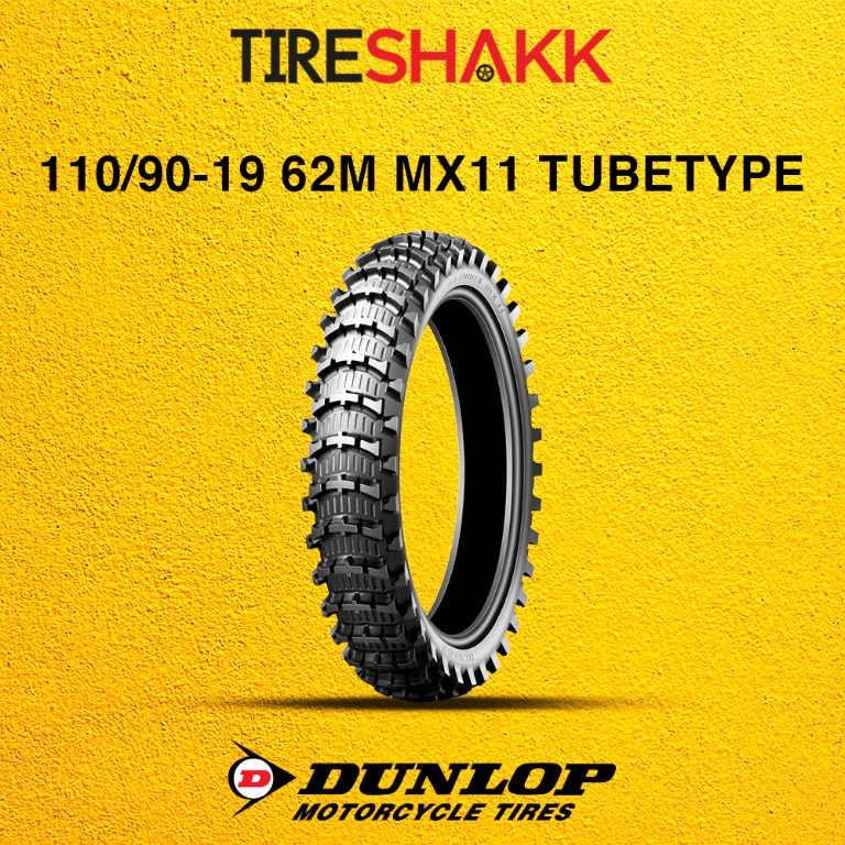 Dunlop Tire Geomax MX11 110/90-19 62M Motorcycle Tire, Motorbikes ...