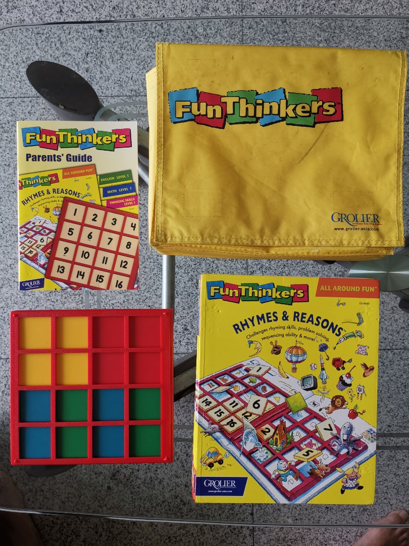 Grolier Fun Thinkers educational set, Hobbies & Toys, Books & Magazines ...