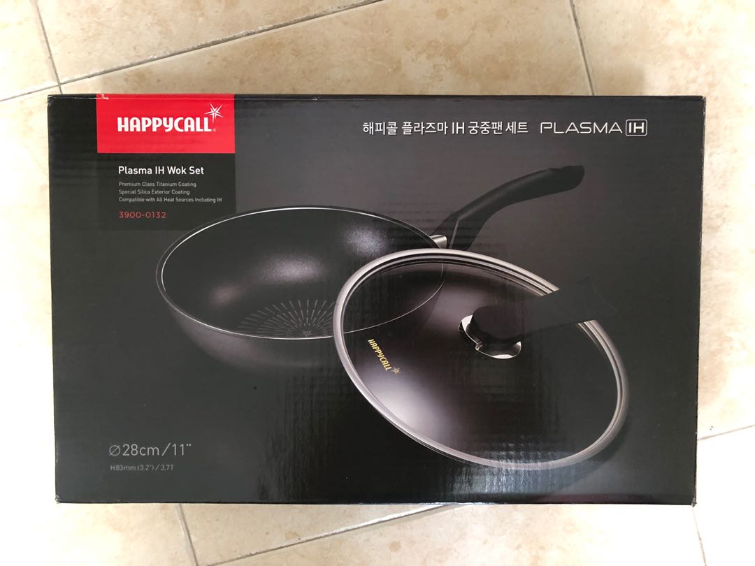 Happycall Plasma Wok & Induction Cooker set, TV & Home Appliances ...