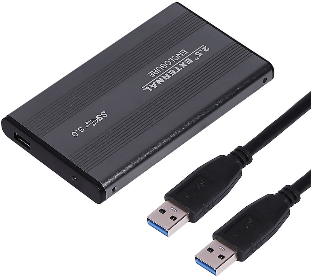 HDE External Hard Drive Enclosure USB 3.0 to SATA SSD and HDD Case 2.5 ...