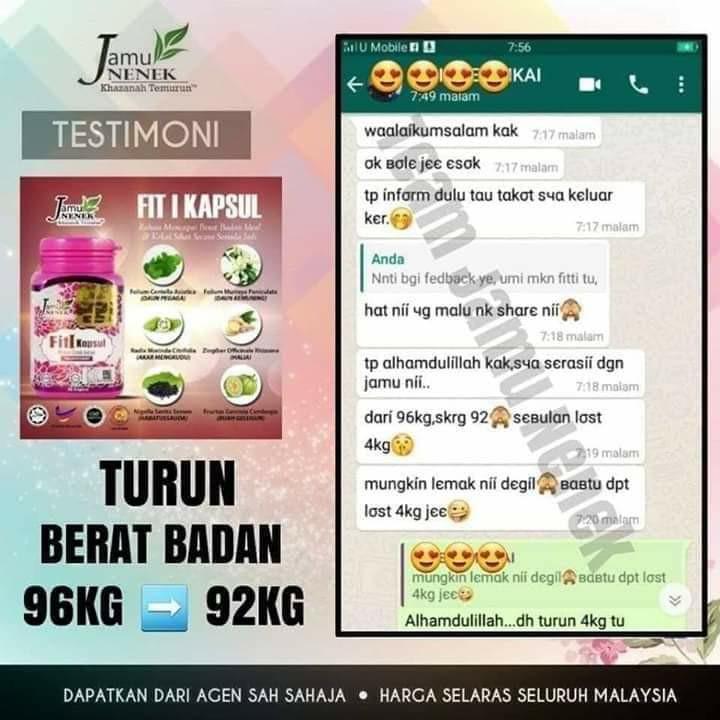 JAMU NENEK FIT I KAPSUL on Carousell