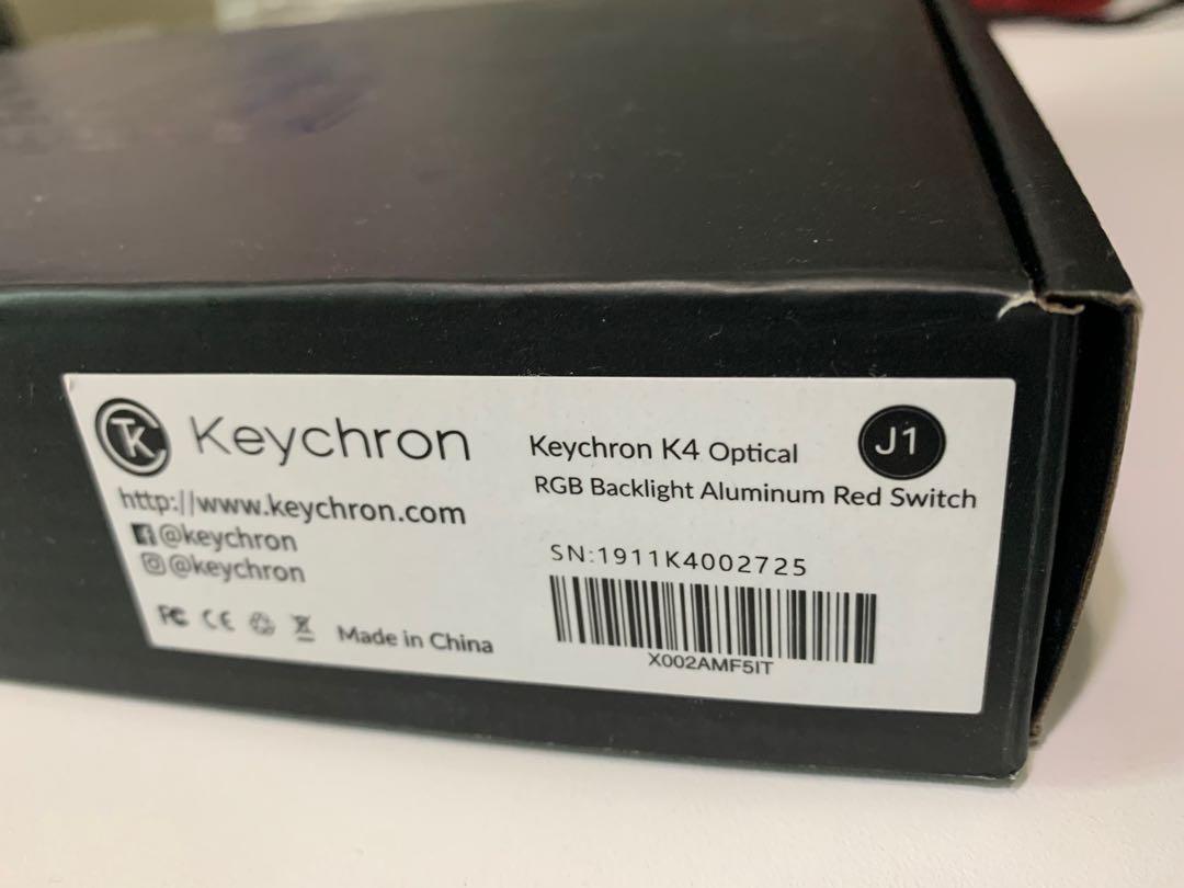 Keychron K4 Optical RGB Red Switch, Computers & Tech, Parts ...