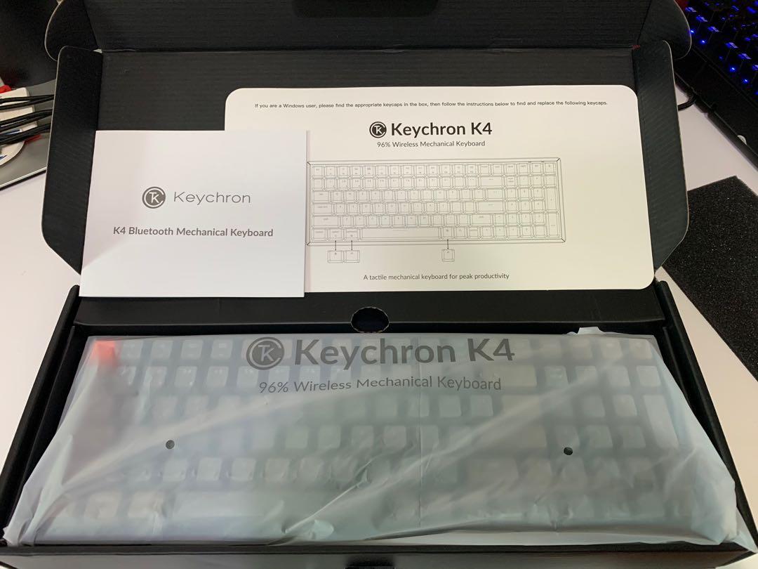 Keychron K4 Optical RGB Red Switch, Computers & Tech, Parts ...
