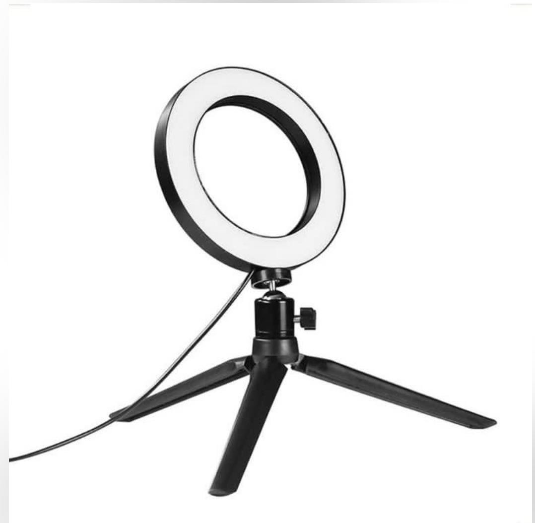 LED 6” Ring Light Dimmable Lamp Tripod Stand, Furniture & Home Living ...