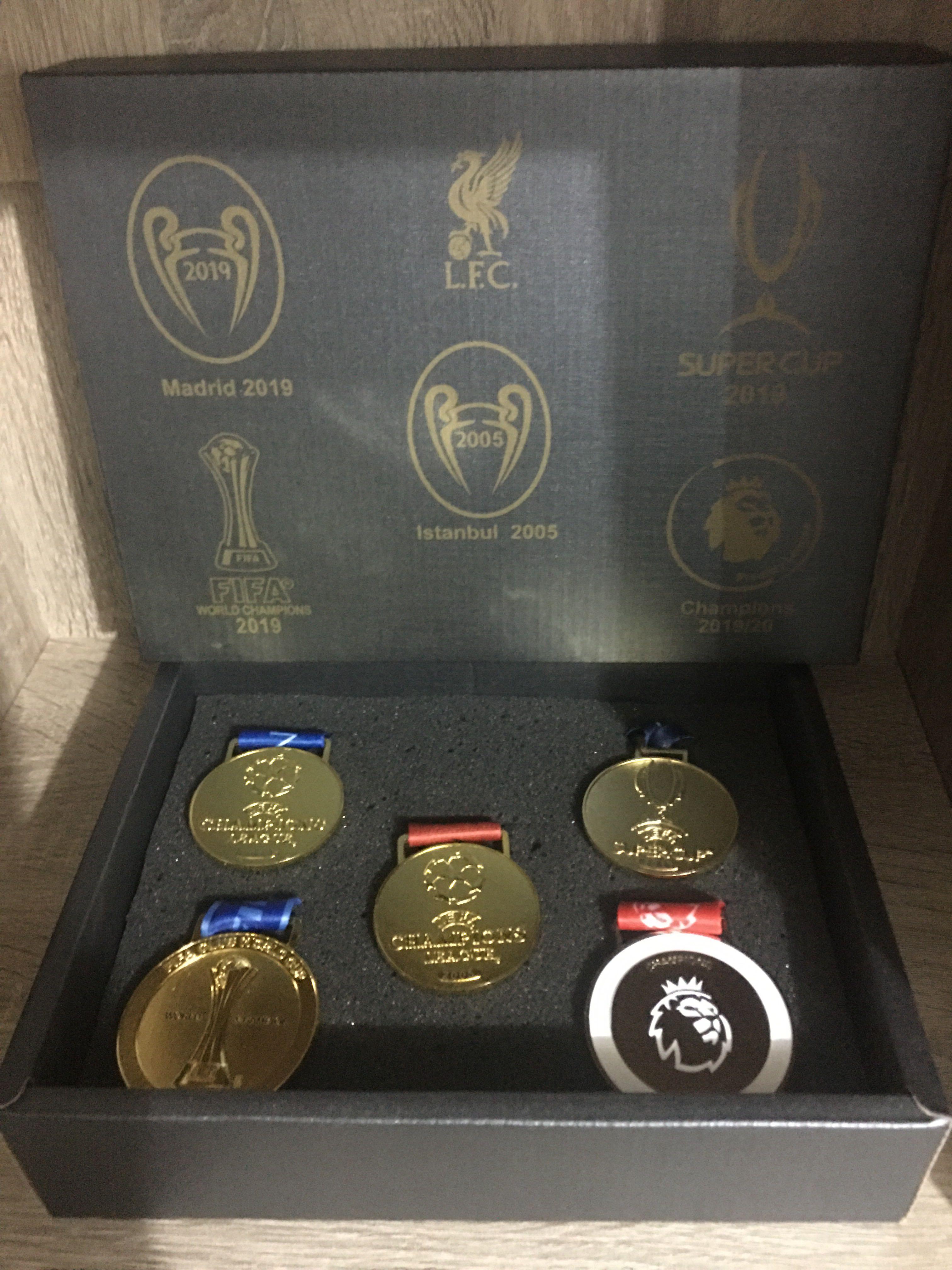 Liverpool 5 Winners Medals Set, Hobbies & Toys, Memorabilia ...