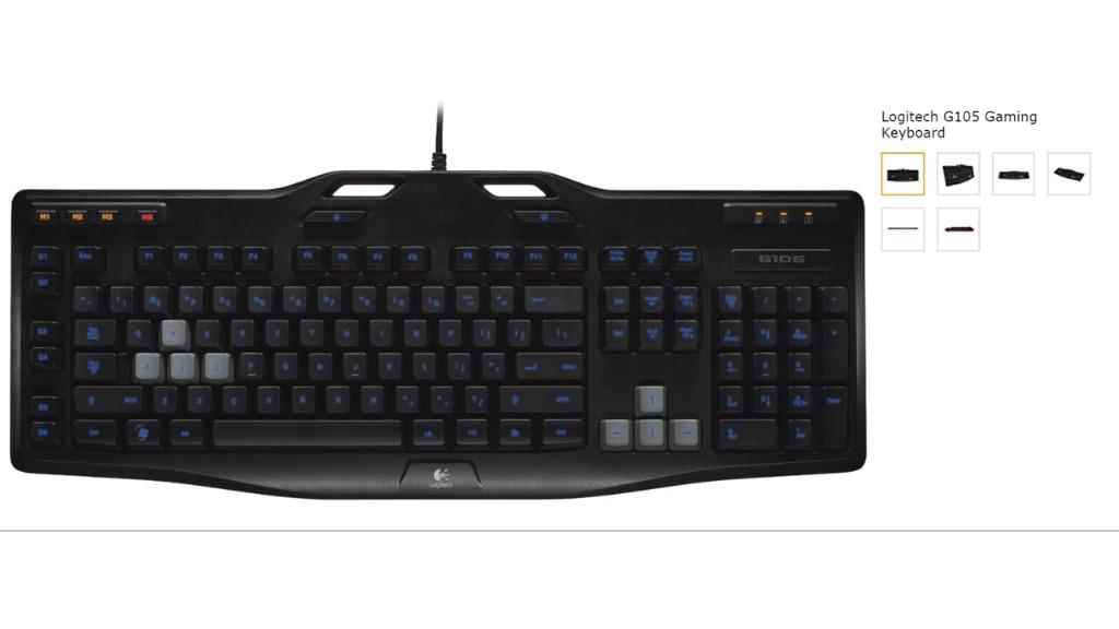Logitech G103 Keyboard 6 programmable G-keys, Computers & Tech, Parts ...