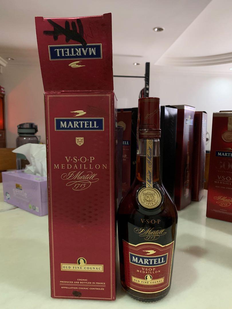 Vintage Martell VSOP Medaillon 700ml Old Fine Cognac 1715, Food & Drinks, Alcoholic Beverages on ...