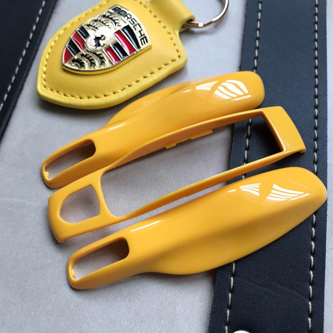 New Porsche car key combo set 3 pieces key cover and keychain for Macan ...