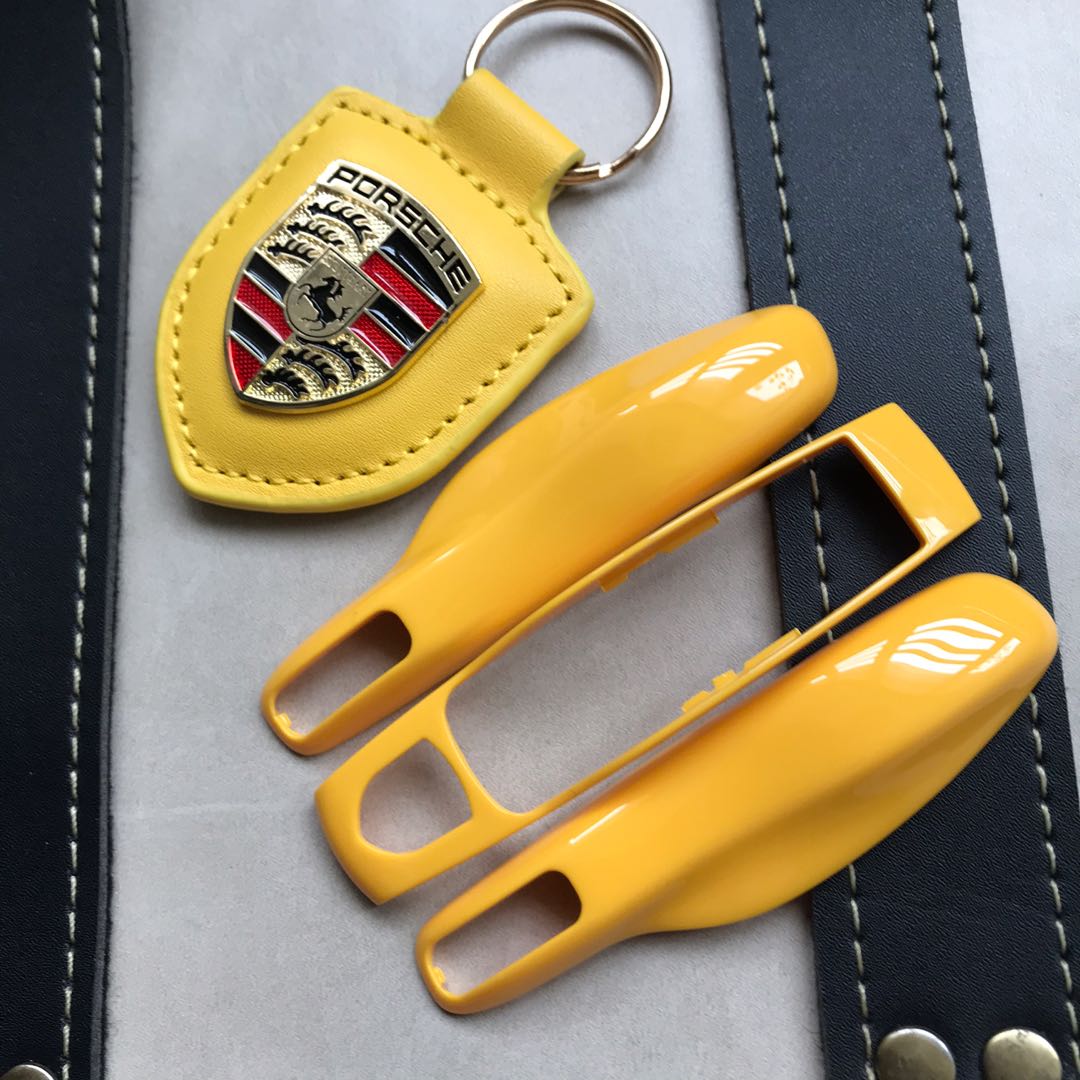 New Porsche car key combo set 3 pieces key cover and keychain for Macan ...