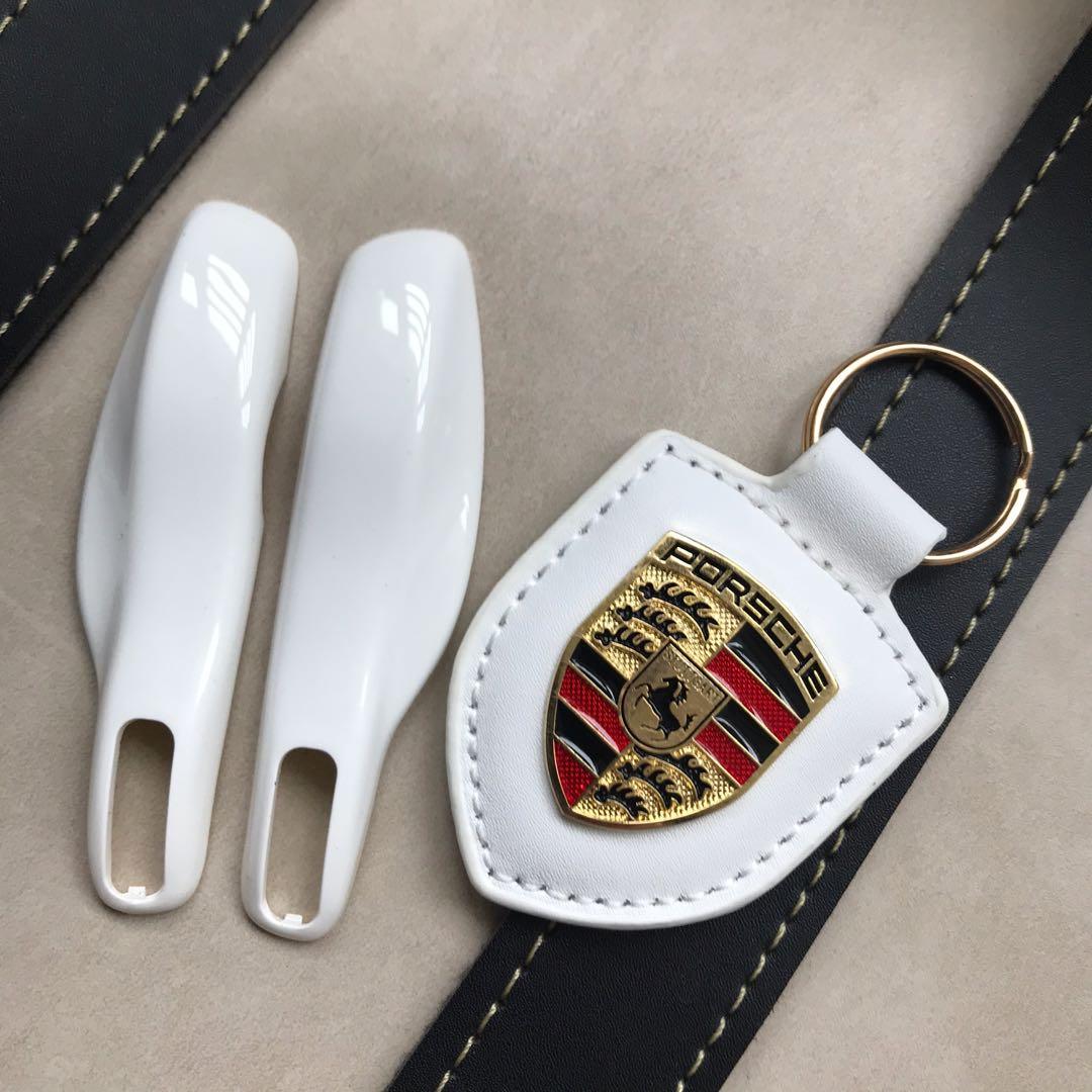 New Porsche car key combo set 2 pieces key cover and keychain for Macan ...