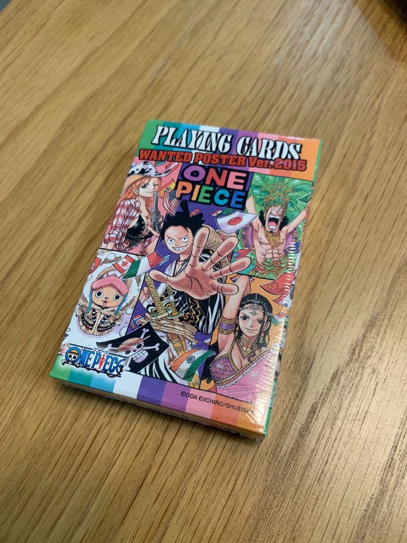 One Piece Wanted Poster Playing Card version 2015, Hobbies & Toys, Toys ...