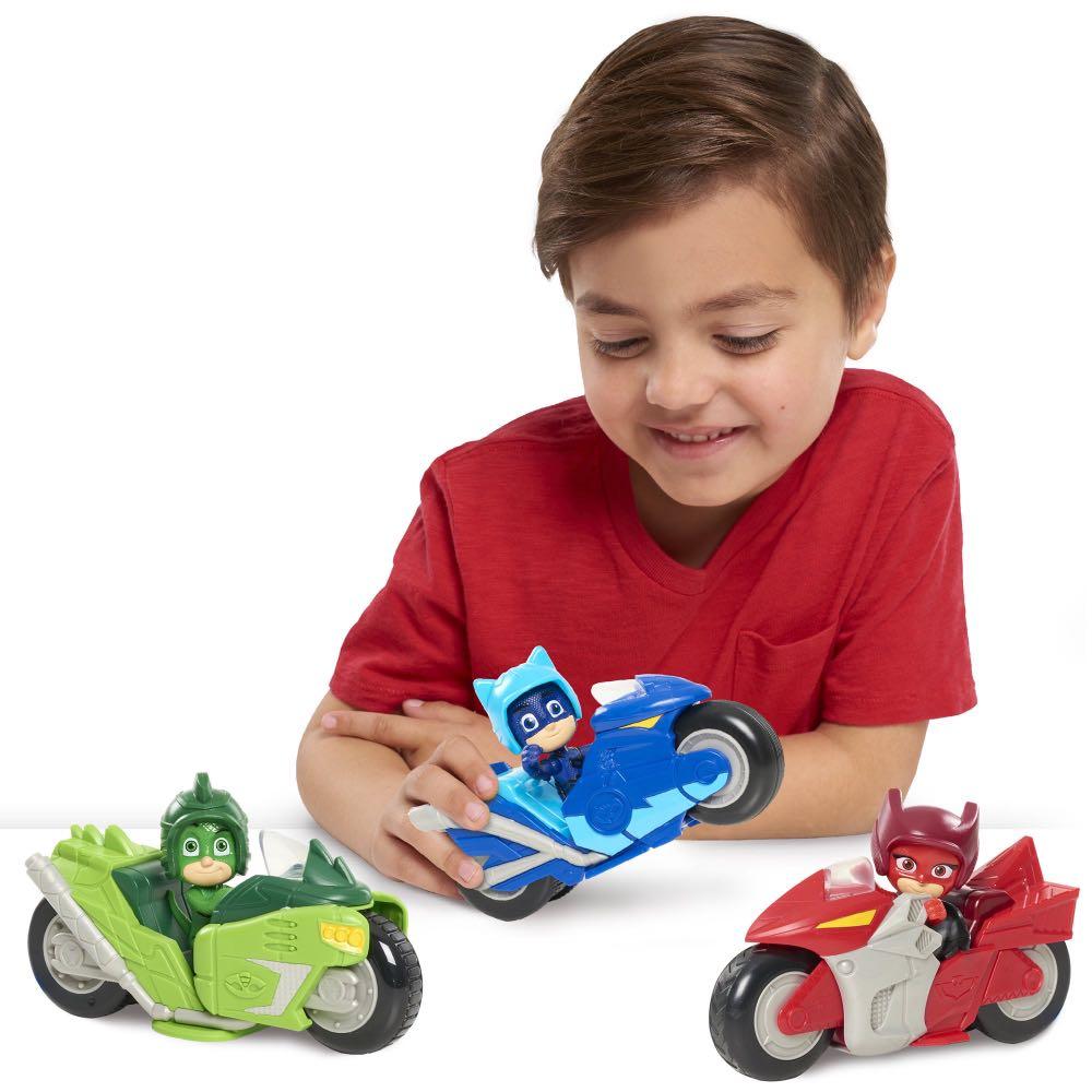 PJ Masks - Full Set Kickback Motorcycles, Babies & Kids, Babies & Kids ...