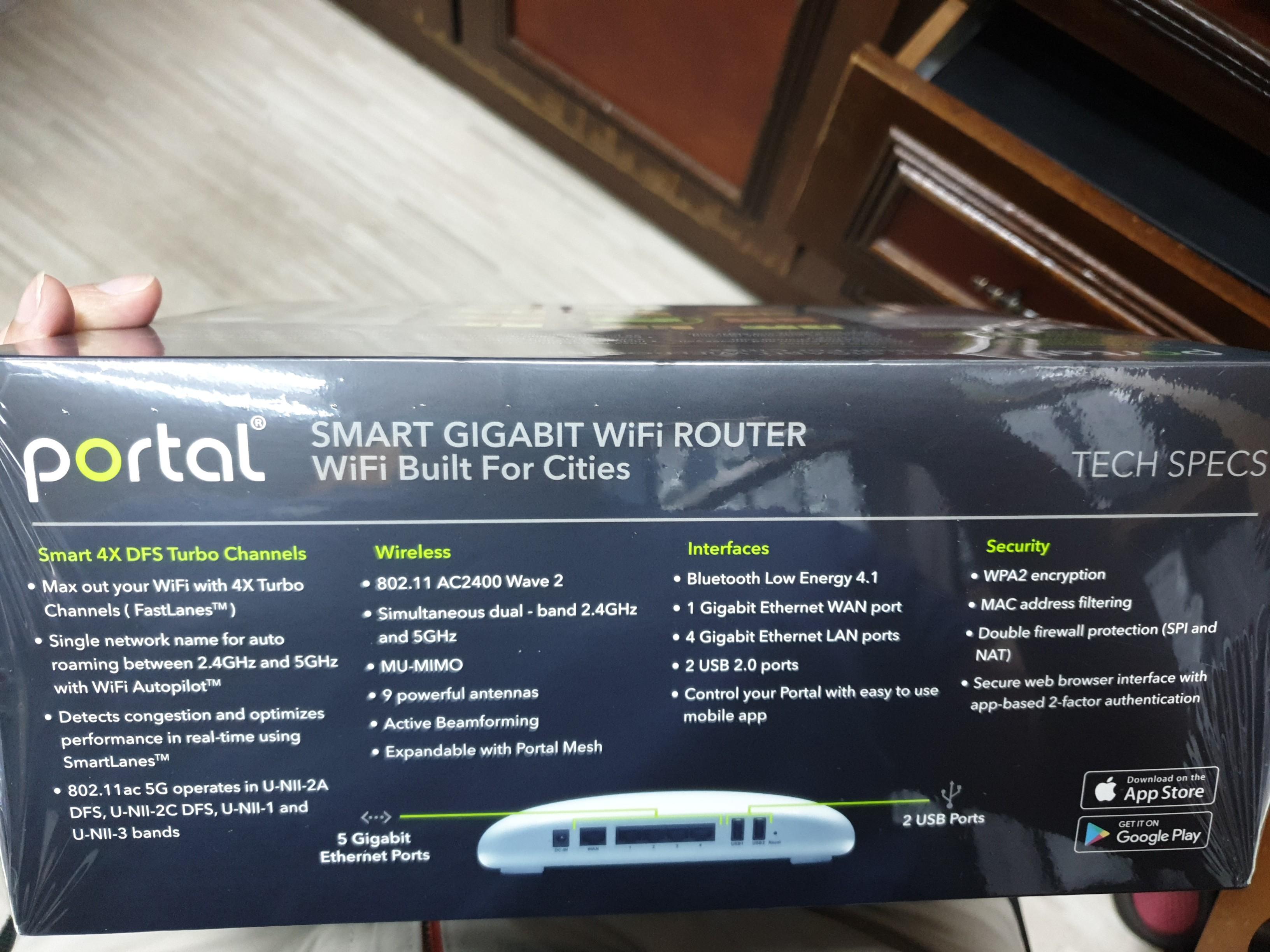Portal smart wifi Router, TV & Home Appliances, TV & Entertainment ...