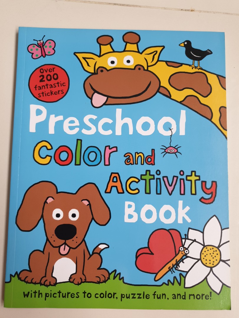 Preschool Color and Activity Book, Hobbies & Toys, Books & Magazines ...
