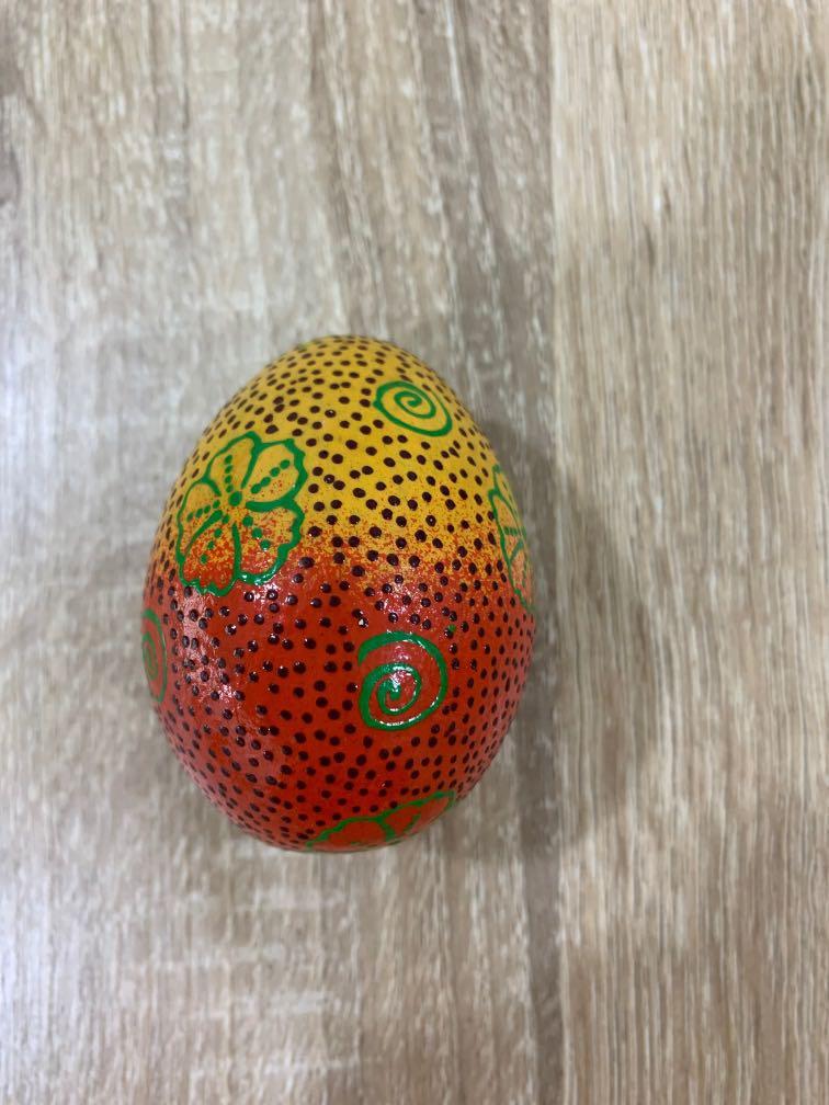 Rare hand painted Australia Aboriginal art musical egg shaker, Hobbies ...