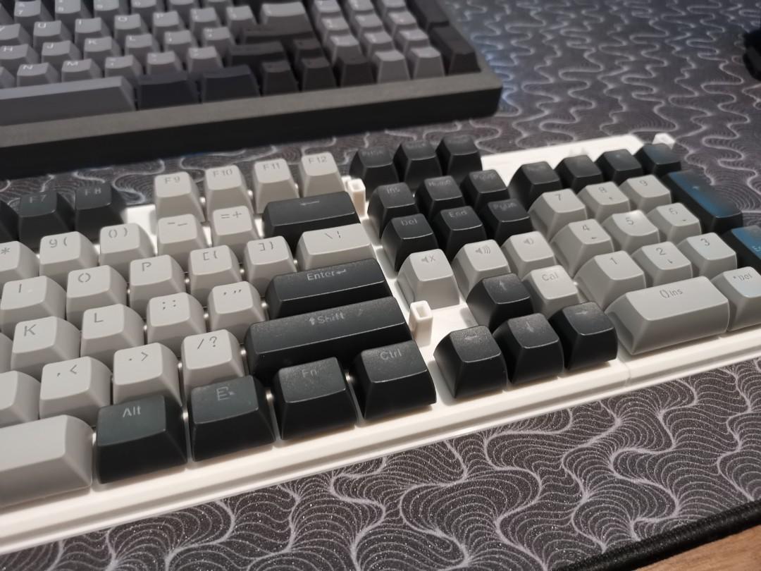 SA profile backlit Grey black Keycaps, Electronics, Computer Parts ...