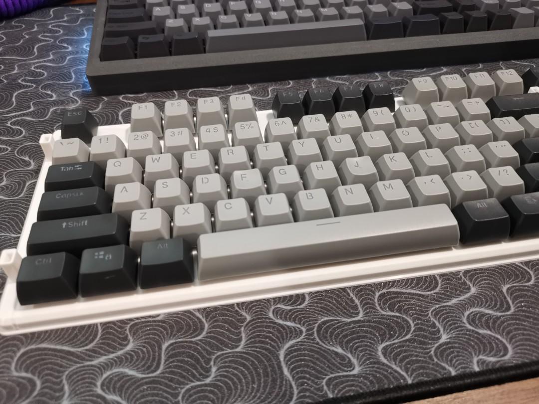 SA profile backlit Grey black Keycaps, Electronics, Computer Parts ...