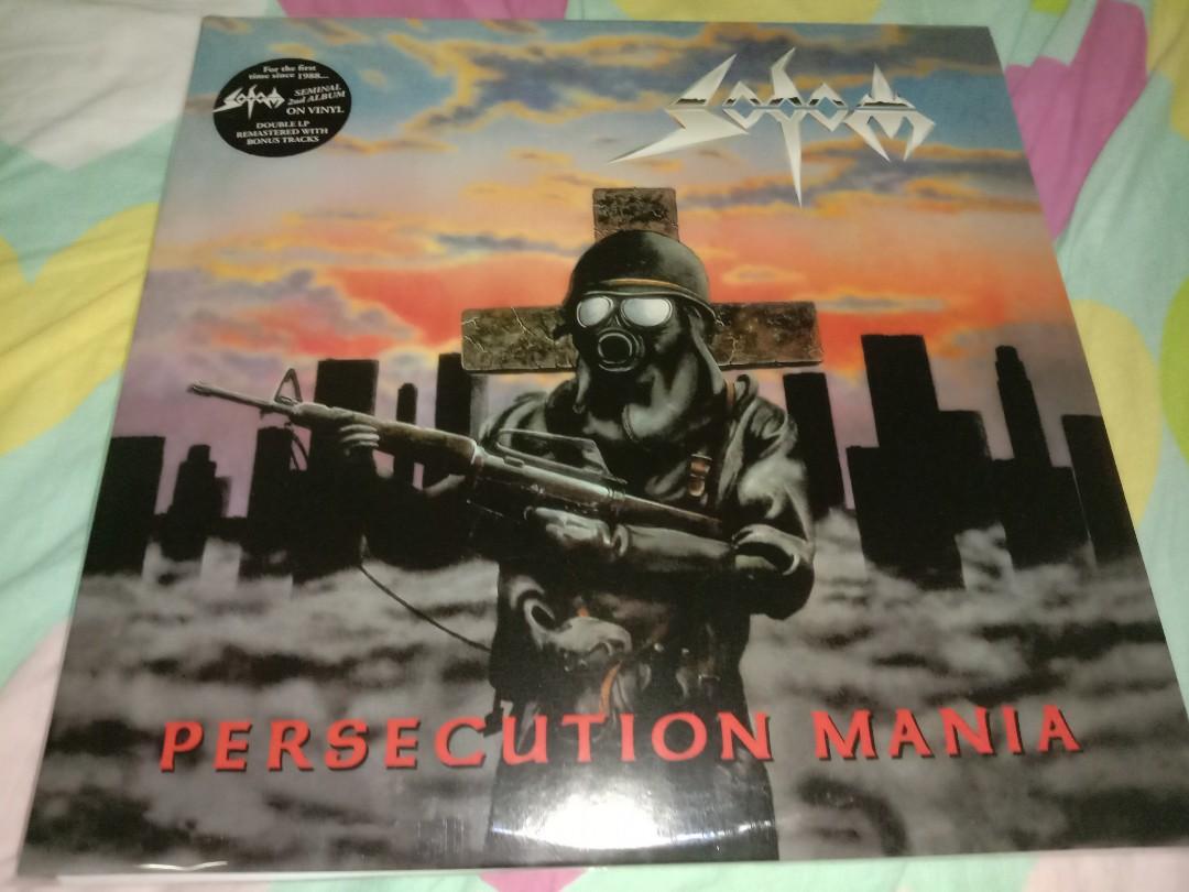 SODOM PERSECUTION MANIA LIMITED 150 COPIES BLUE VINYL DBL LP, Hobbies ...