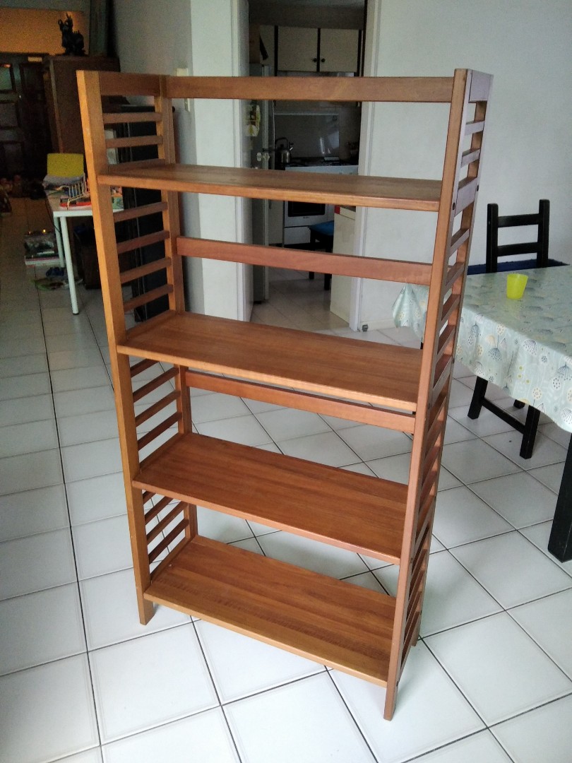 Solid wood shelving unit, Furniture & Home Living, Furniture, Shelves ...