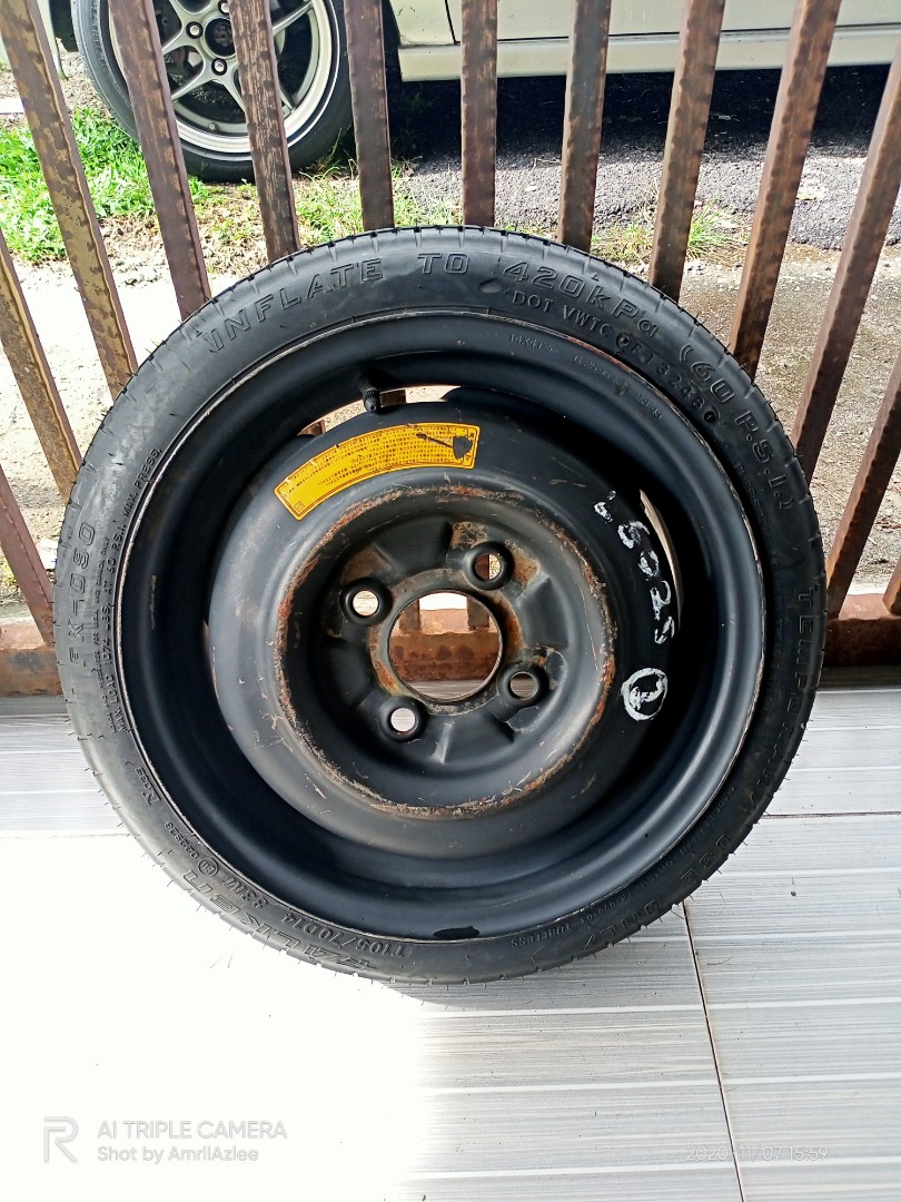 Spare rim kancil saiz 14, Auto Accessories on Carousell