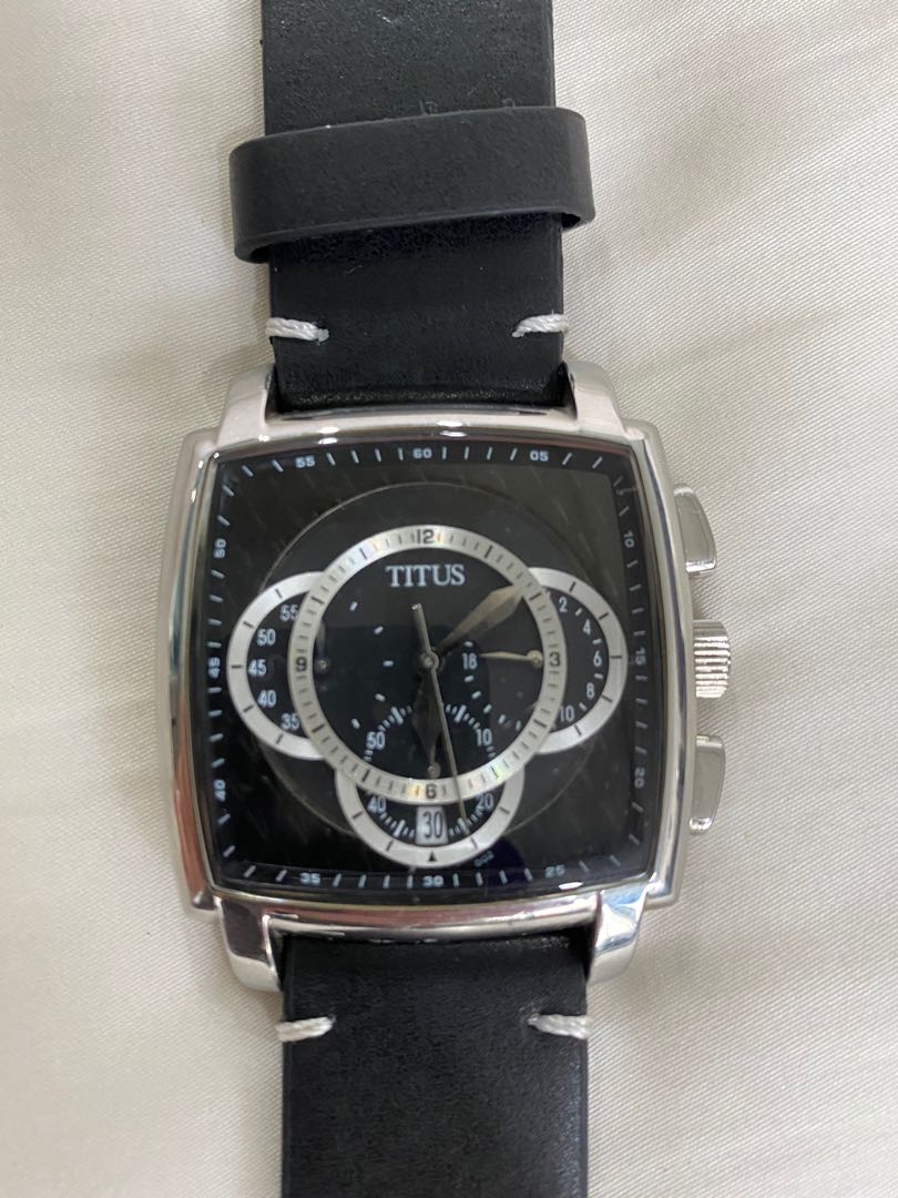 Titus Square Tank Chronograph Watch, Men's Fashion, Watches ...