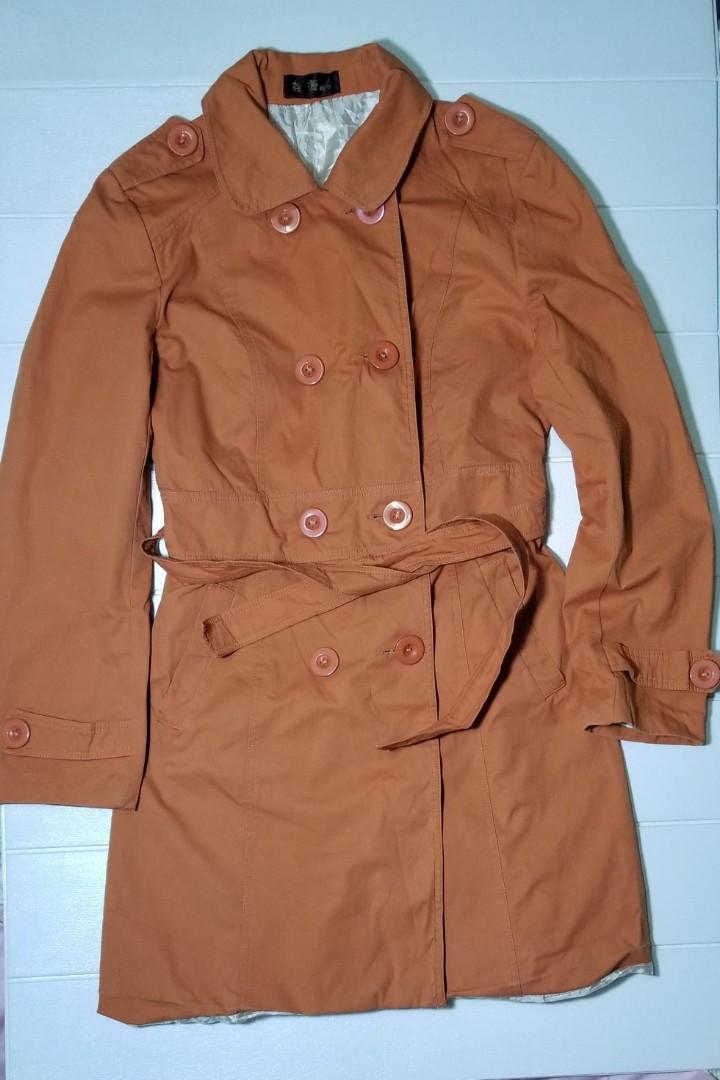 Trench Coat Rust, Women's Fashion, Coats, Jackets and Outerwear on ...