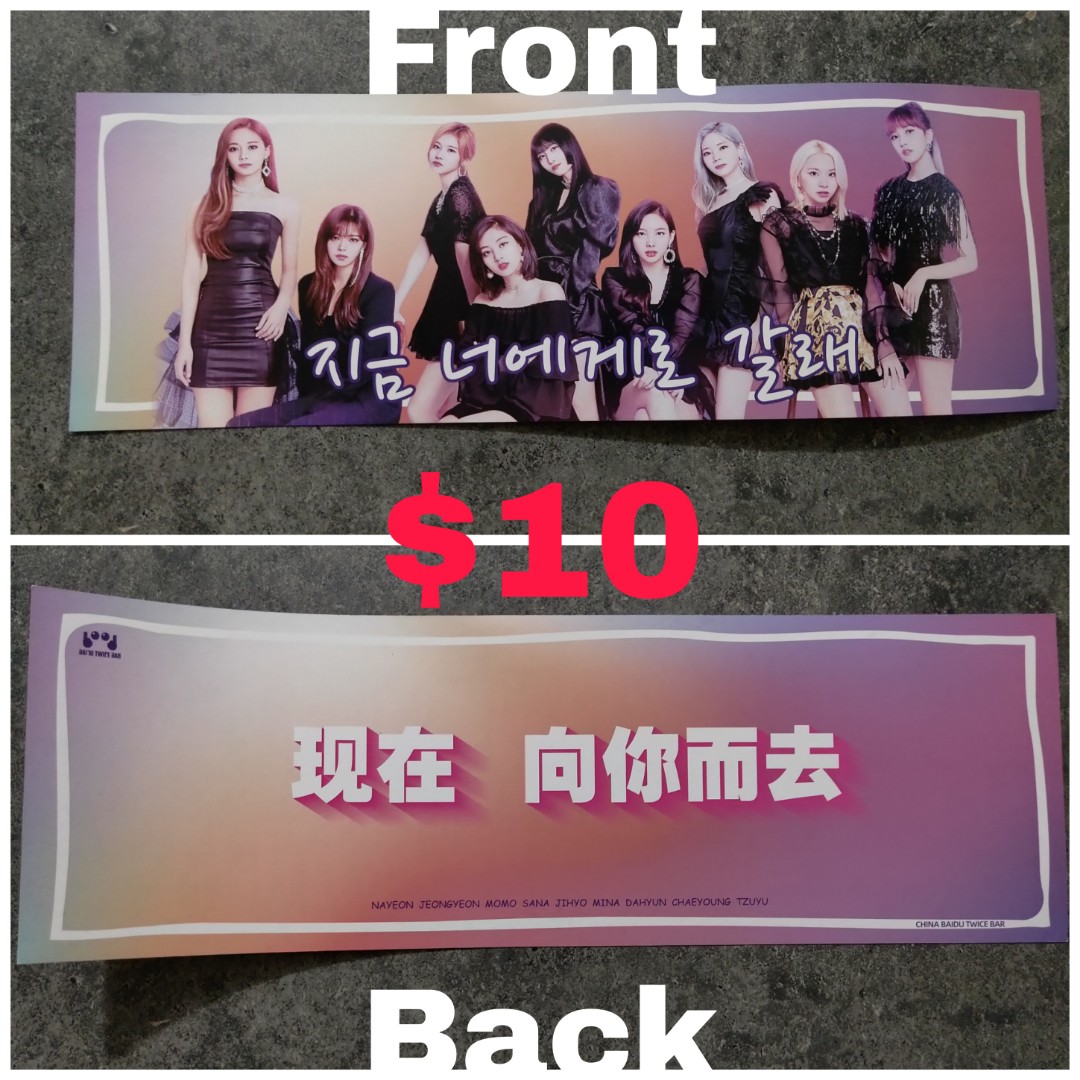 Twice banner and pictures #Twice, Hobbies & Toys, Memorabilia ...