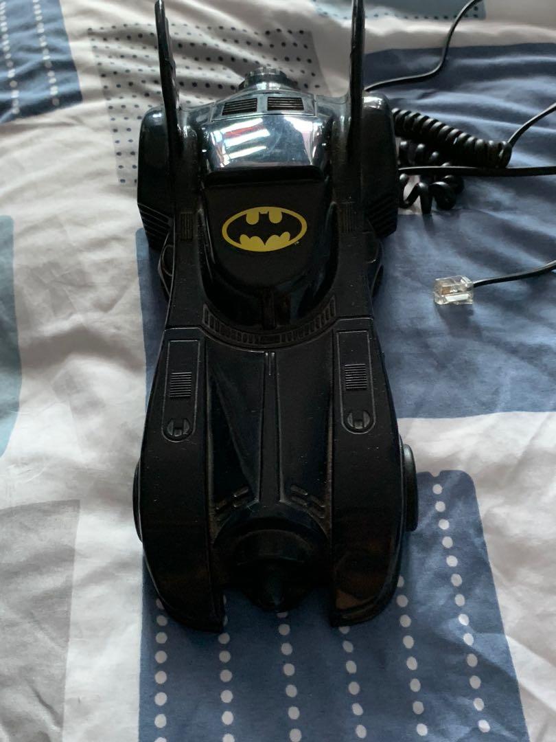 Vintage 1989 Batman Movie Batmobile Telephone Phone, Hobbies & Toys ...