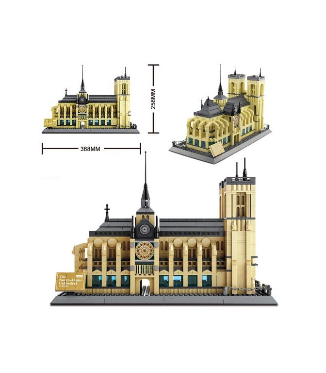 Wange Architect The Notre Dame Cathedral of Paris City Castle Building ...