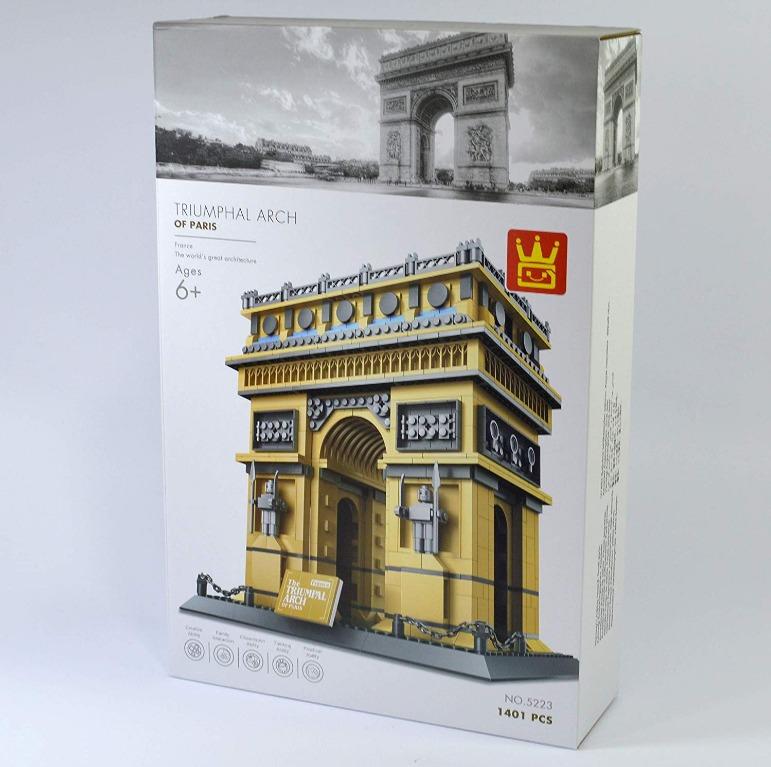 Wange Lego Architecture Paris The Arc de Triumphal Arch City Building ...