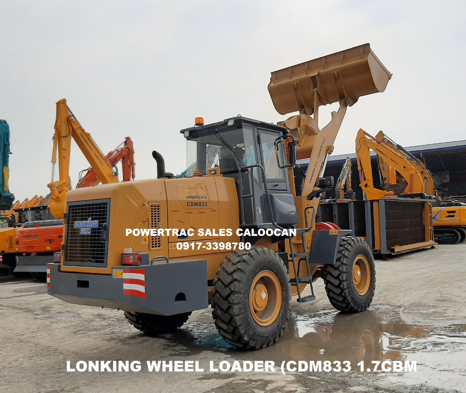 WHEEL LOADER 1.8CBM CAPACITY (LONKING) CDM833, Special Vehicles, Heavy ...