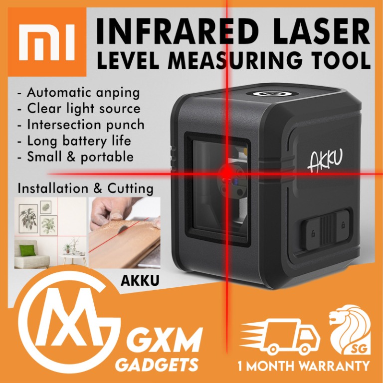 Xiaomi AKKU Infrared Laser Level Mesuring Tool Self-leveling Laser ...