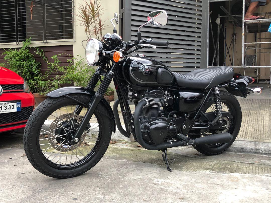 2018 Kawasaki W800 Black Edition, Motorbikes, Motorbikes for Sale on Carousell