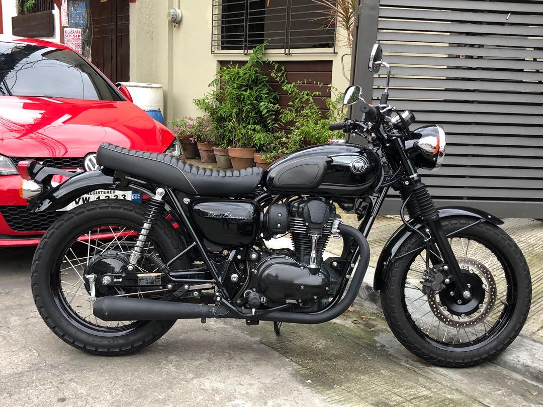 2018 Kawasaki W800 Black Edition, Motorbikes, Motorbikes for Sale on Carousell