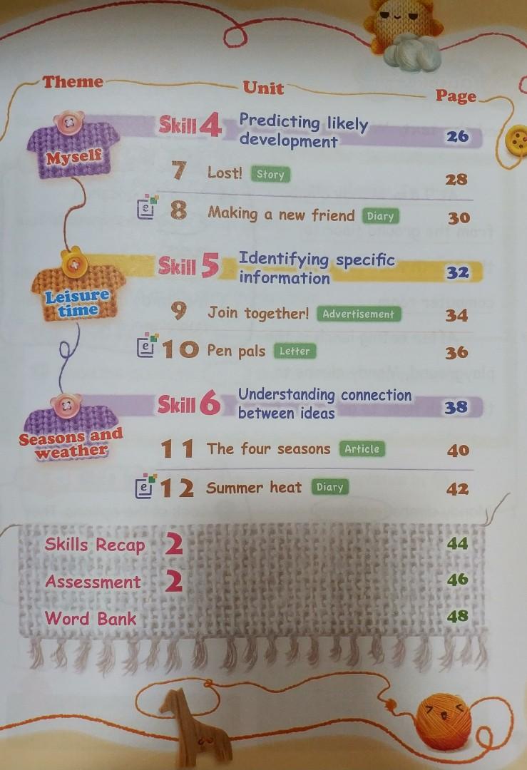 小二 英文補充 英文練習 英文閲讀理解 P2 Reading Comprehension, 興趣及遊戲, 書本 & 文具, 教科書 ...