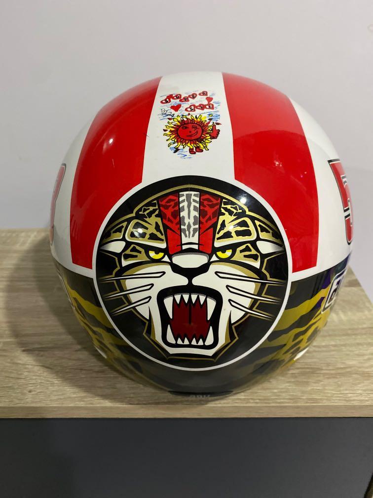 AGV Simoncelli Bali Copter, Motorcycles, Motorcycle Apparel on Carousell