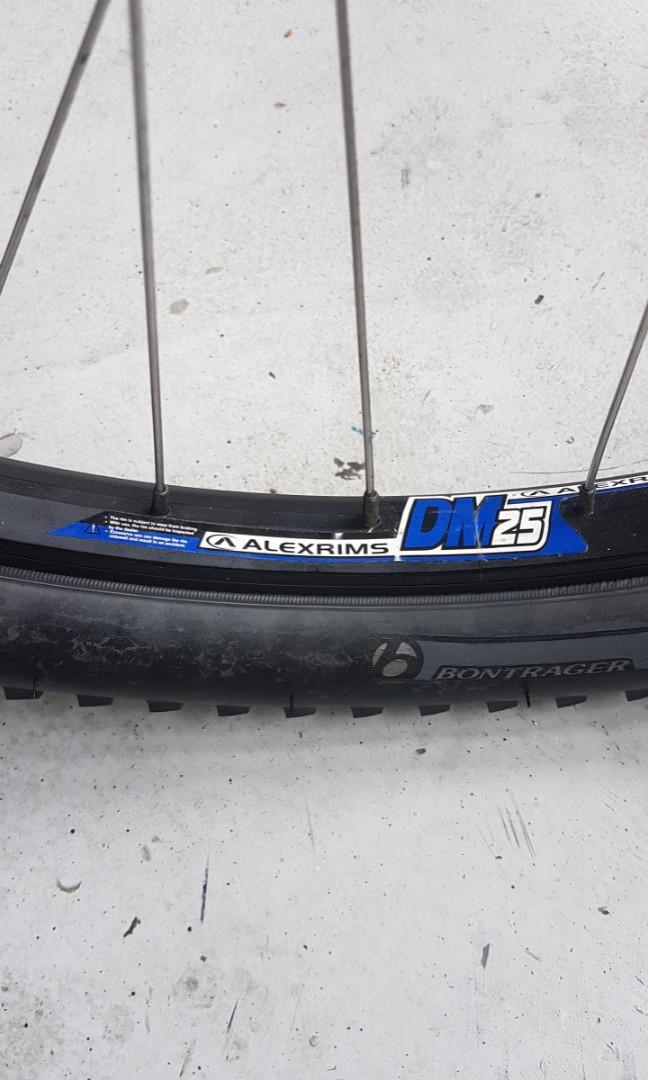 MTB Wheelset ALEXRIMS, Sports Equipment, Bicycles & Parts, Bicycles on ...