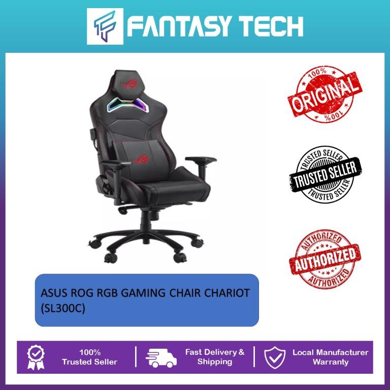 (READY STOCK ) ASUS ROG RGB GAMING CHAIR CHARIOT (SL300C), Computers ...