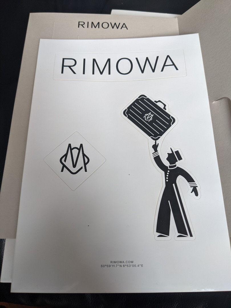 Authentic Rimowa Stickers for free, Free Items on Carousell