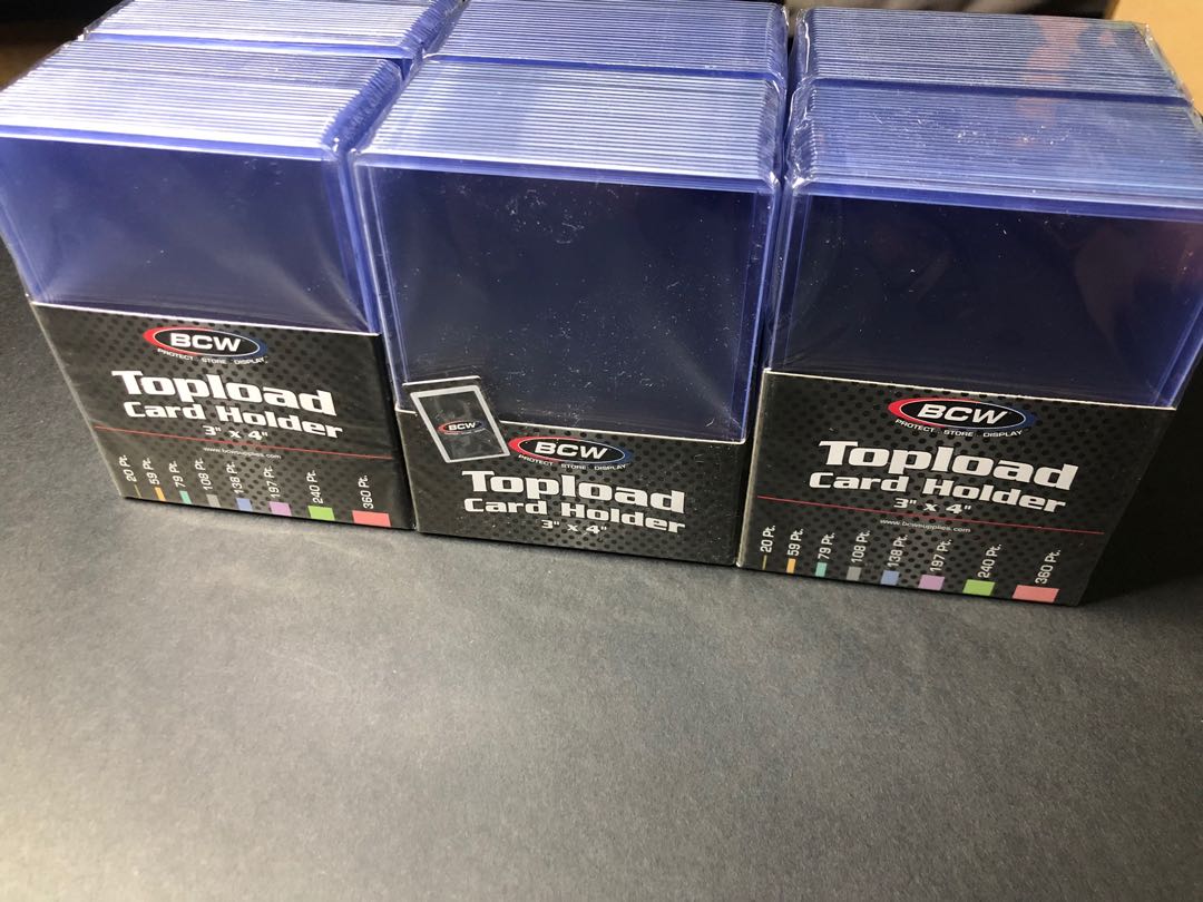 BCW TOPLOADER CARD HOLDER 3”x4”, Hobbies & Toys, Toys & Games on Carousell